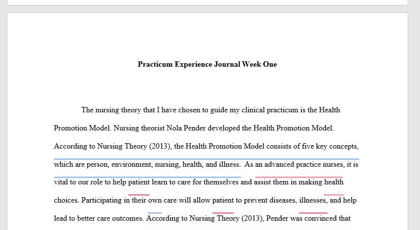 (Solution) PRAC 6531 Week 1 Assignment 1; Practicum Site Information -Meditrek - Scholarly Guider