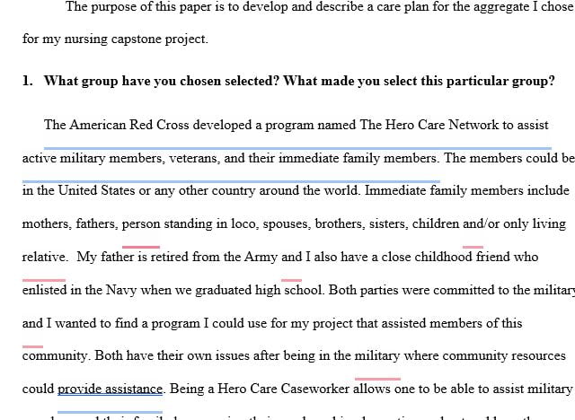 (Solution) NSG4076 Week 8 Project Implementation of the Care Plan ...