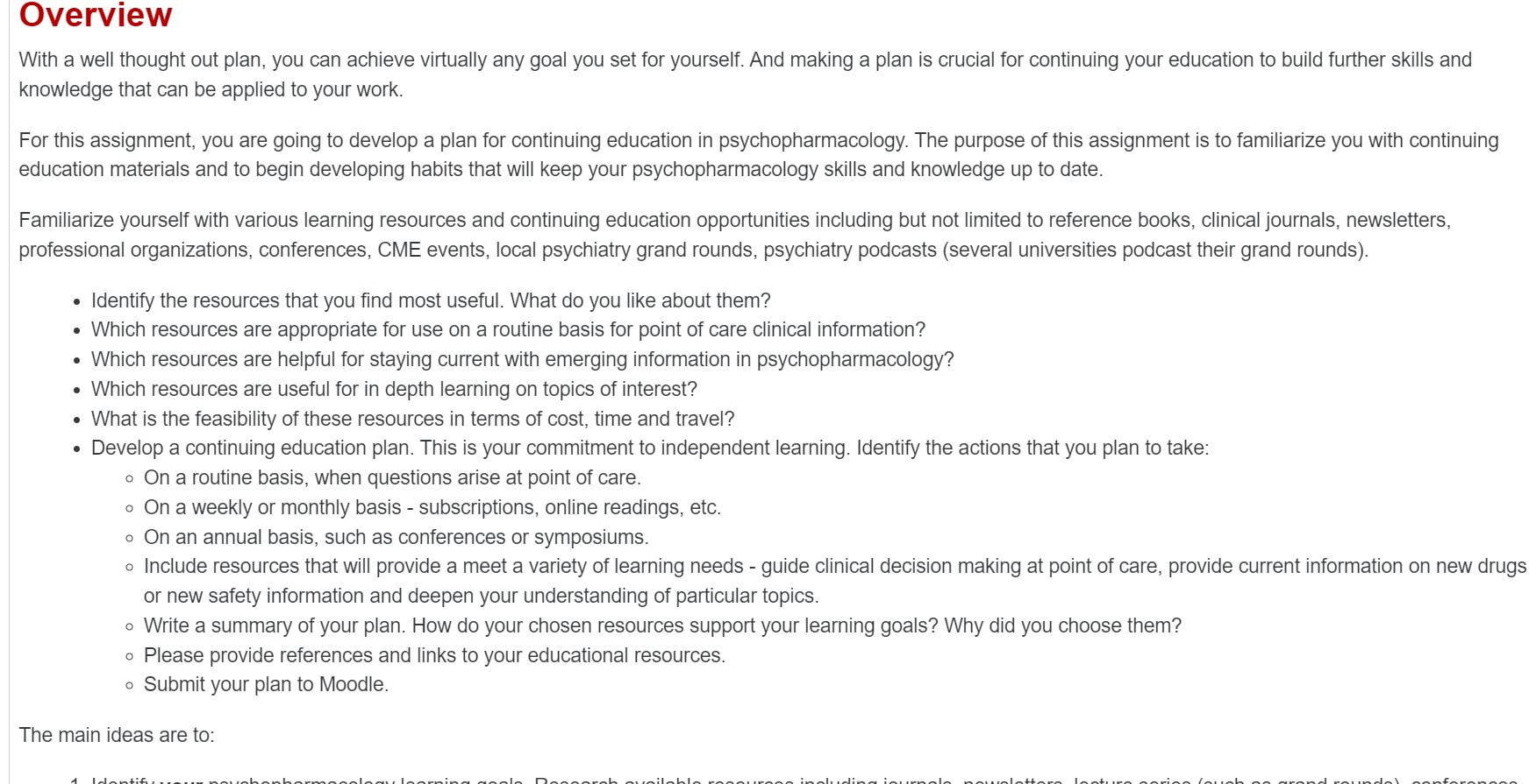 (Solution) NU-643 Week 14 Assignment 1: Continuing Education Plan - Scholarly Guider