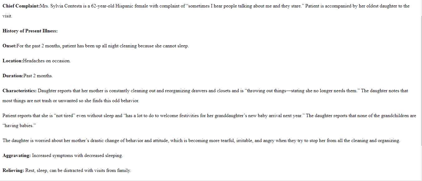 (Solution) NU643 Week 7 Assignment 1: Bipolar Case Study - Scholarly Guider