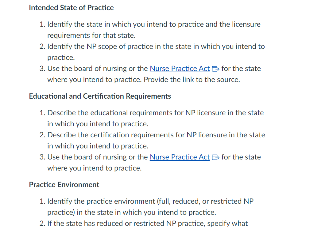 (Solution) NR581NP Week 2 Assignment: NP Scope of Practice - Scholarly ...