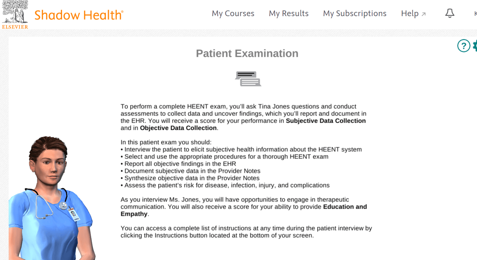 (Solution) NR519 Module 2: Shadow Health Assignment: HEENT (graded ...